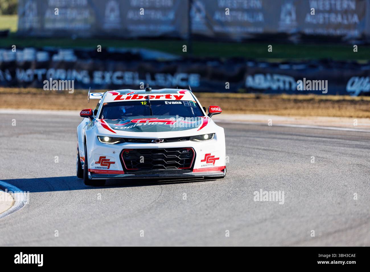 Jaxon Evans of Brad Jones Racing seen in action during qualifying of ...