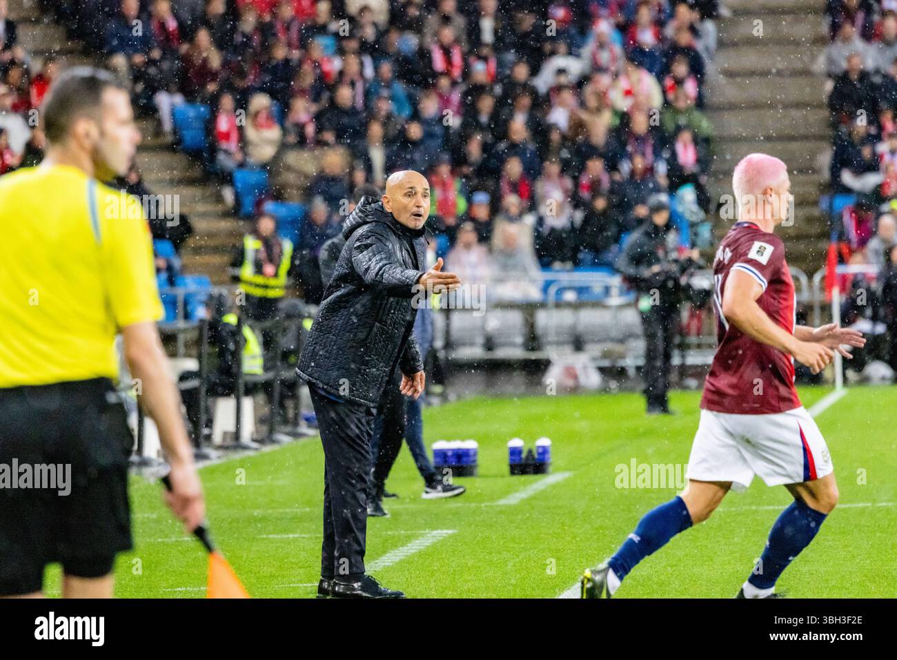 Oslo, Norway. 06th June, 2025. Head coach Luciano Spalletti of Italy ...