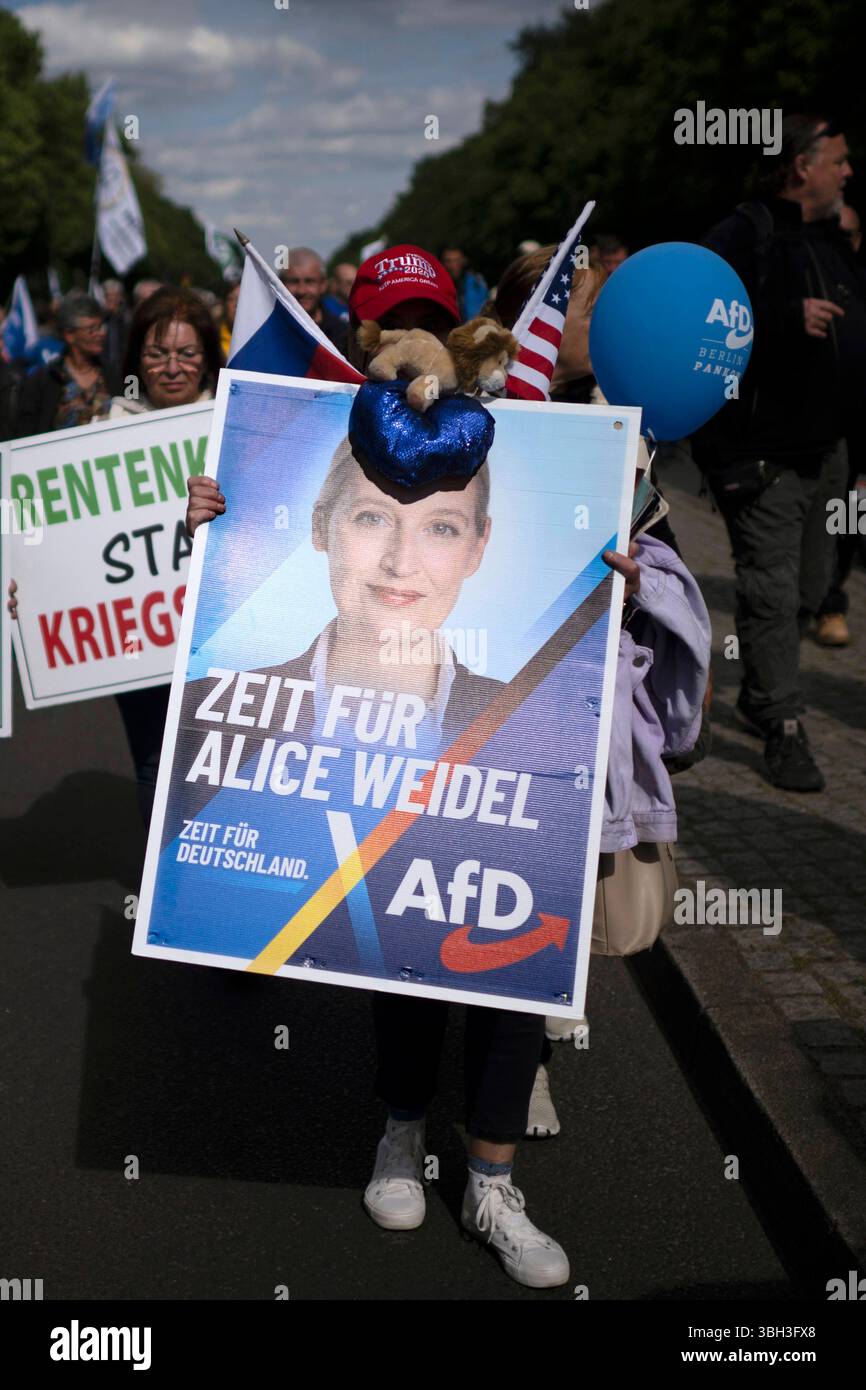Right-Wing Protest DEU, Deutschland, Germany, Berlin, 24.05.2025 ...