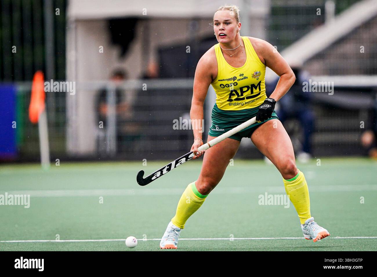 AMSTERDAM, NETHERLANDS - JUNE 7: Tatum Stewart of Australia runs with ...