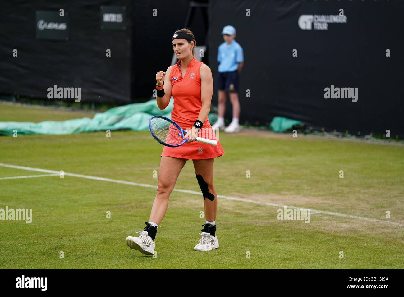 Greet Minnen reacts after defeating Kimberly Birrell on day six of the ...