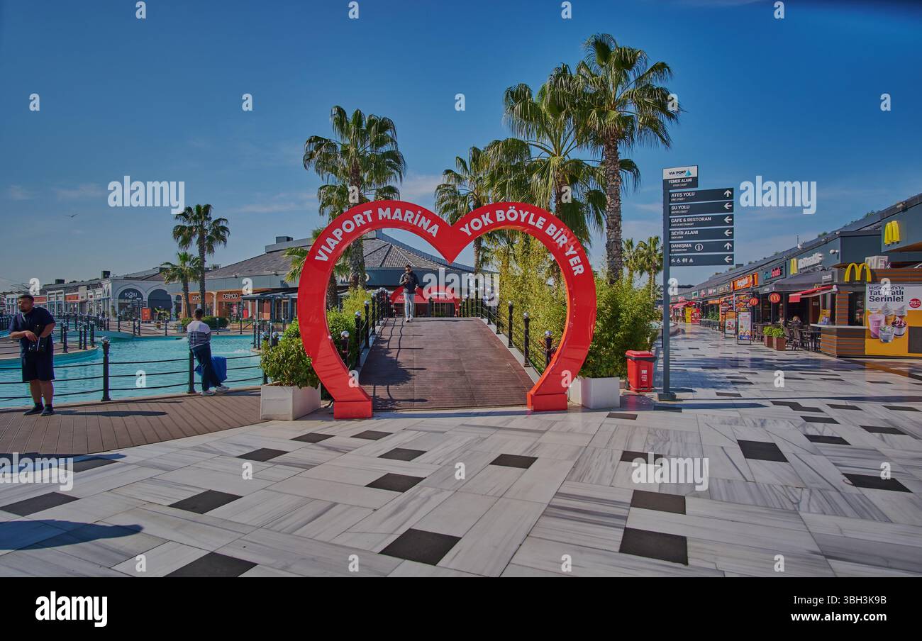 Viaport Marina in Istanbul a large entertainment and shopping complex ...