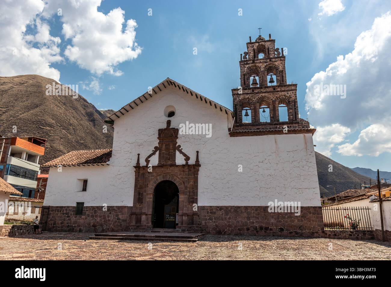 San Juan Bautista (Saint John the Baptist) church in Huaro village ...