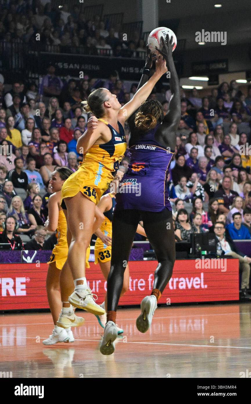 Nissan Arena, Brisbane, Queensland, Australia. 7th June, 2025. Suncorp ...