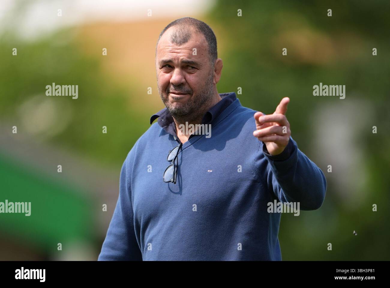 Leicester Tigers head coach Michael Cheika before the Gallagher ...