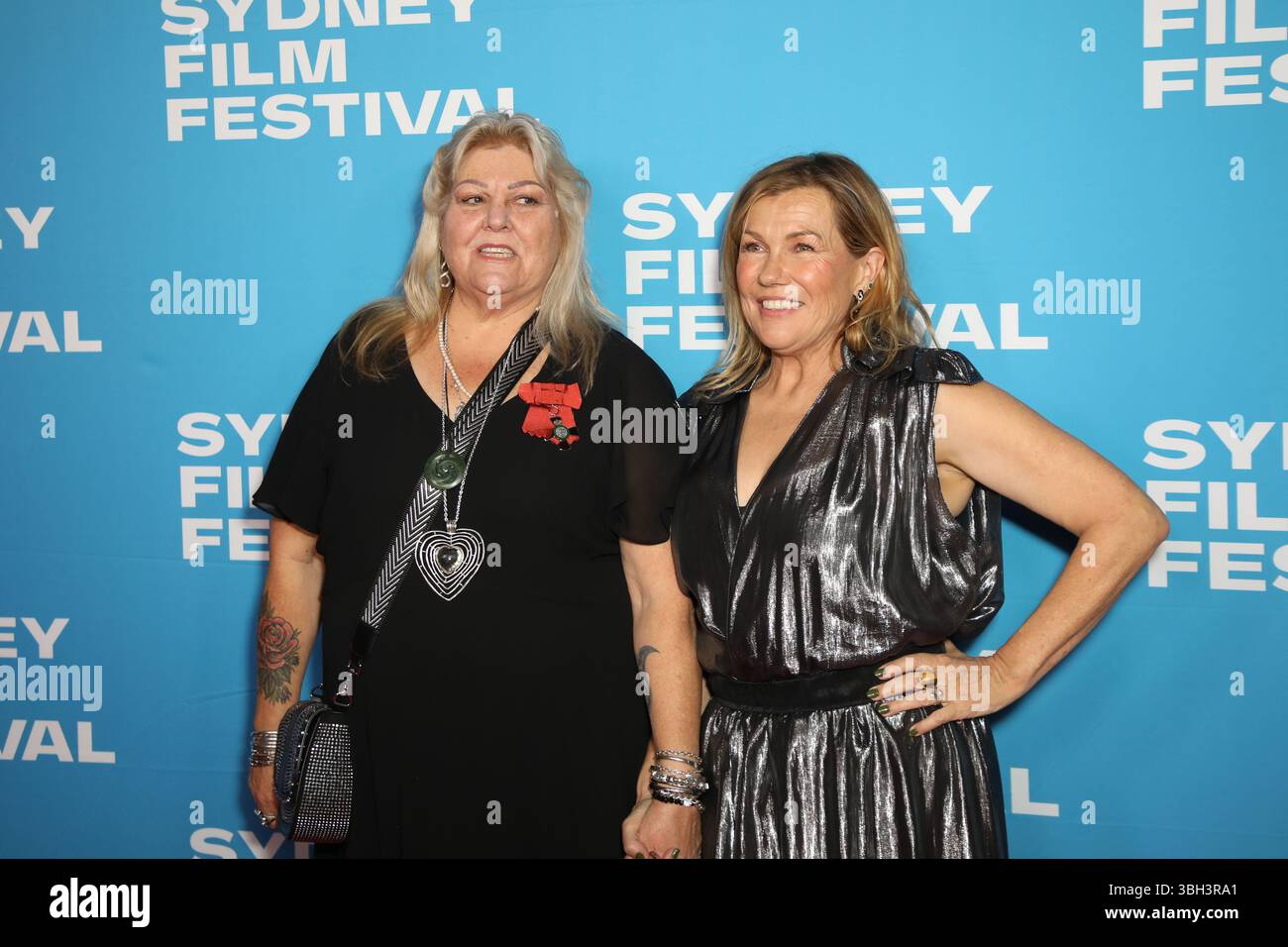 Sydney, Australia. 7th June 2025. L-R: Tbc and Robyn Malcolm attend the ...