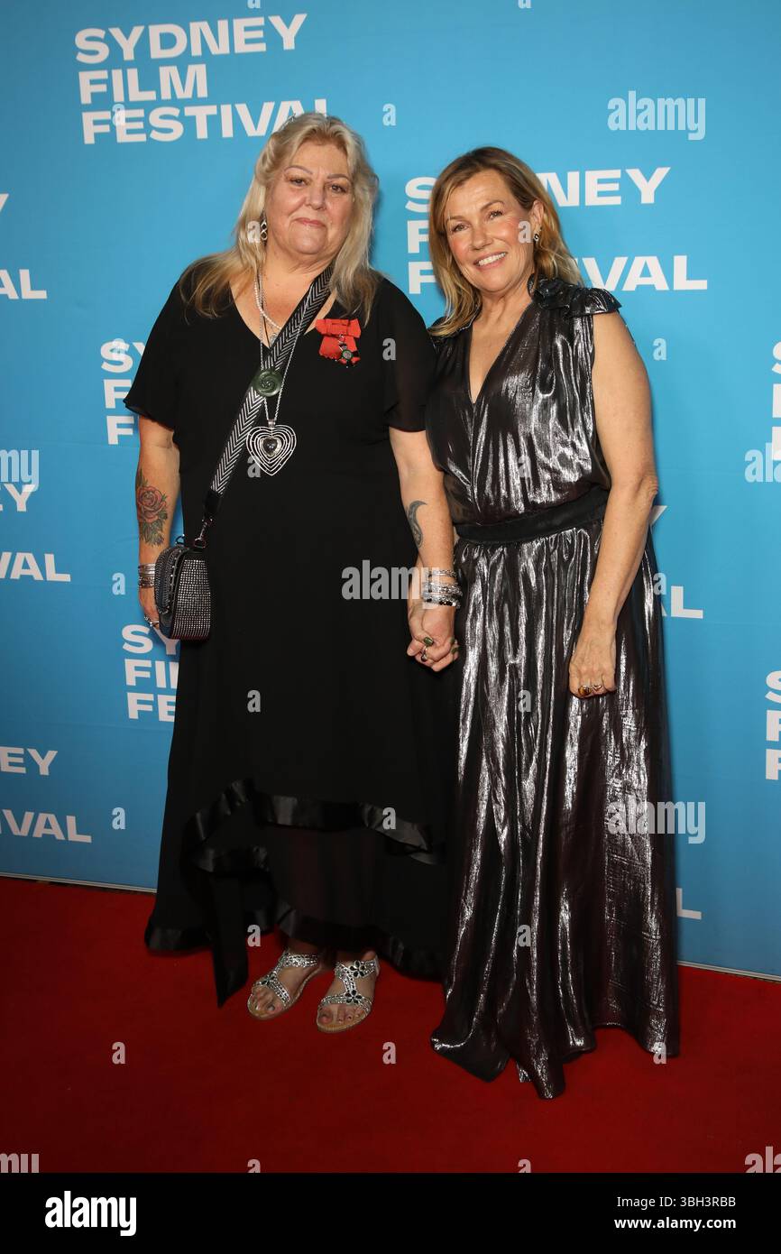 Sydney, Australia. 7th June 2025. L-R: Tbc and Robyn Malcolm attend the ...