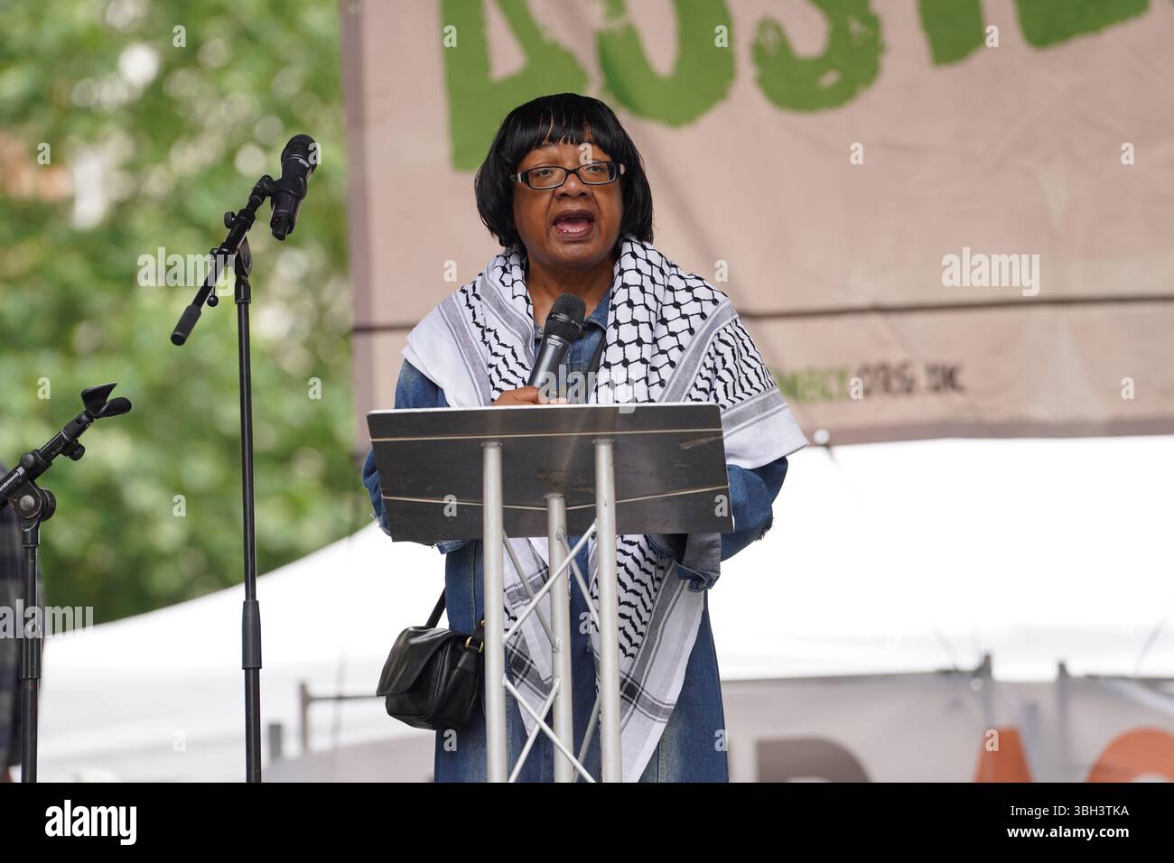 Diane Abbott speaking at the People's Assembly Against Austerity ...