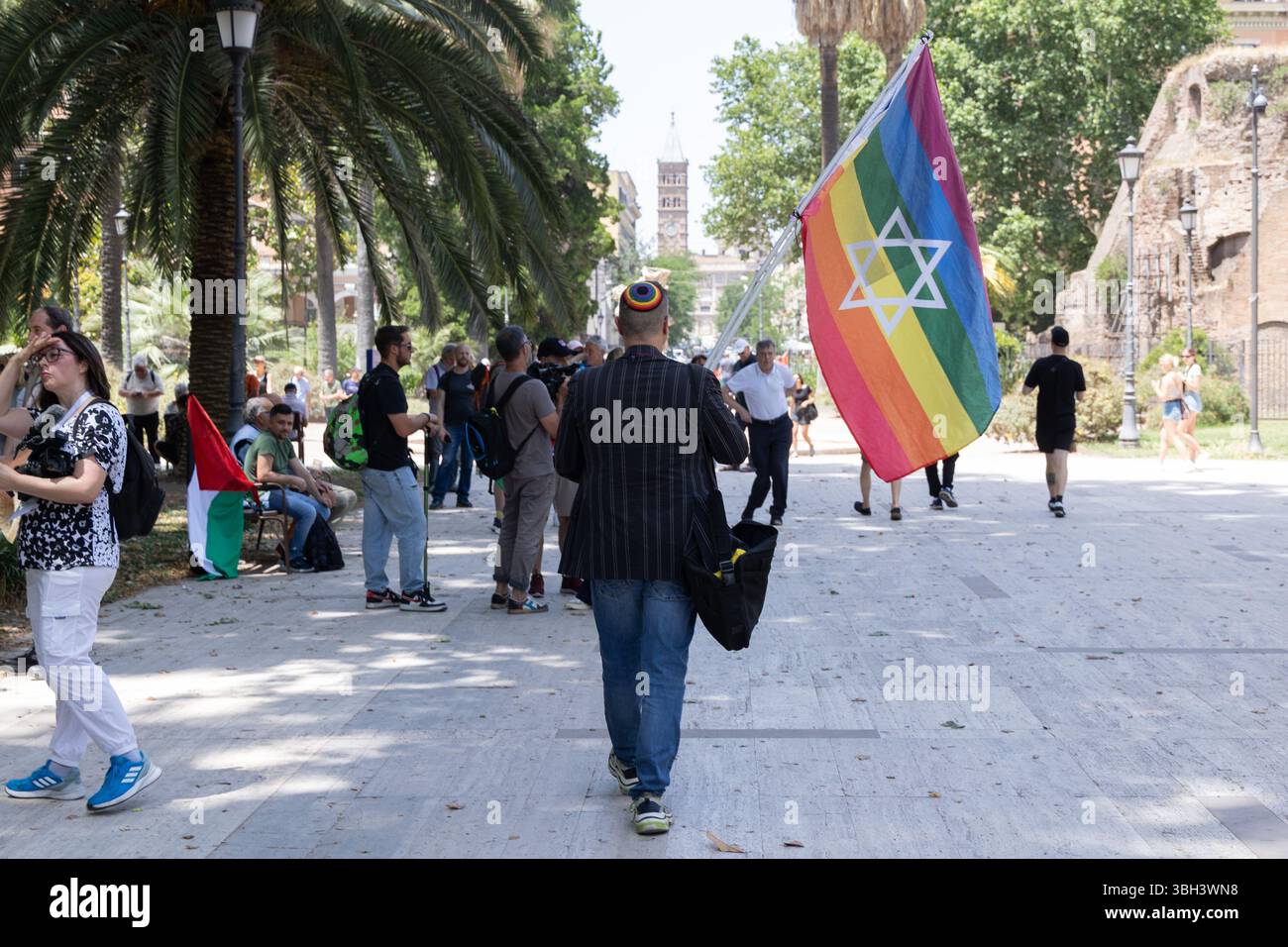 Rome, Italy. 07th June, 2025. The Italian-Swiss journalist Klaus Davi ...