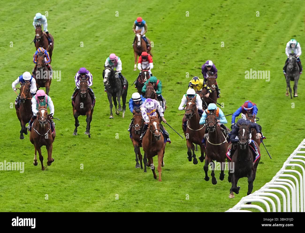Lambourn ridden by Wayne Lordan on their way to winning the Betfred ...