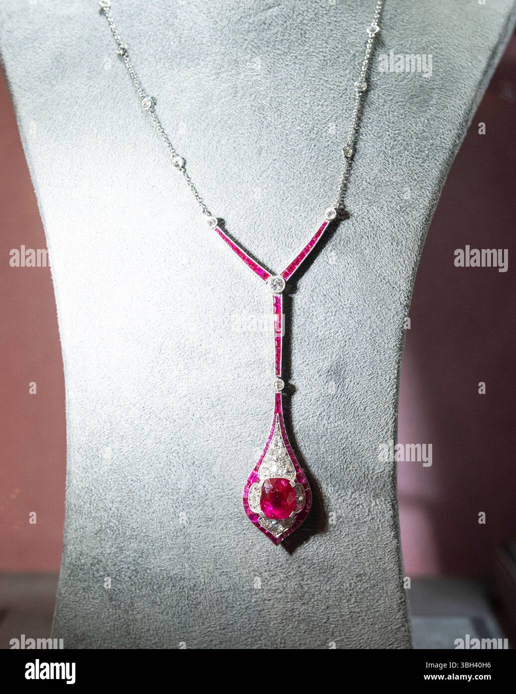 June 6, 2025, New York, New York, United States: Ruby and diamond ...