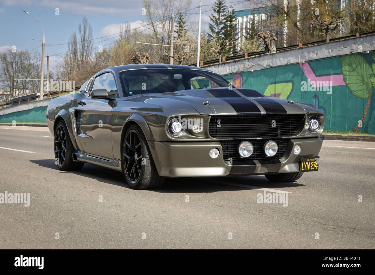 Chisinau, Moldova-April 13, 2025: 1967 Ford Mustang Shelby GT500 ...