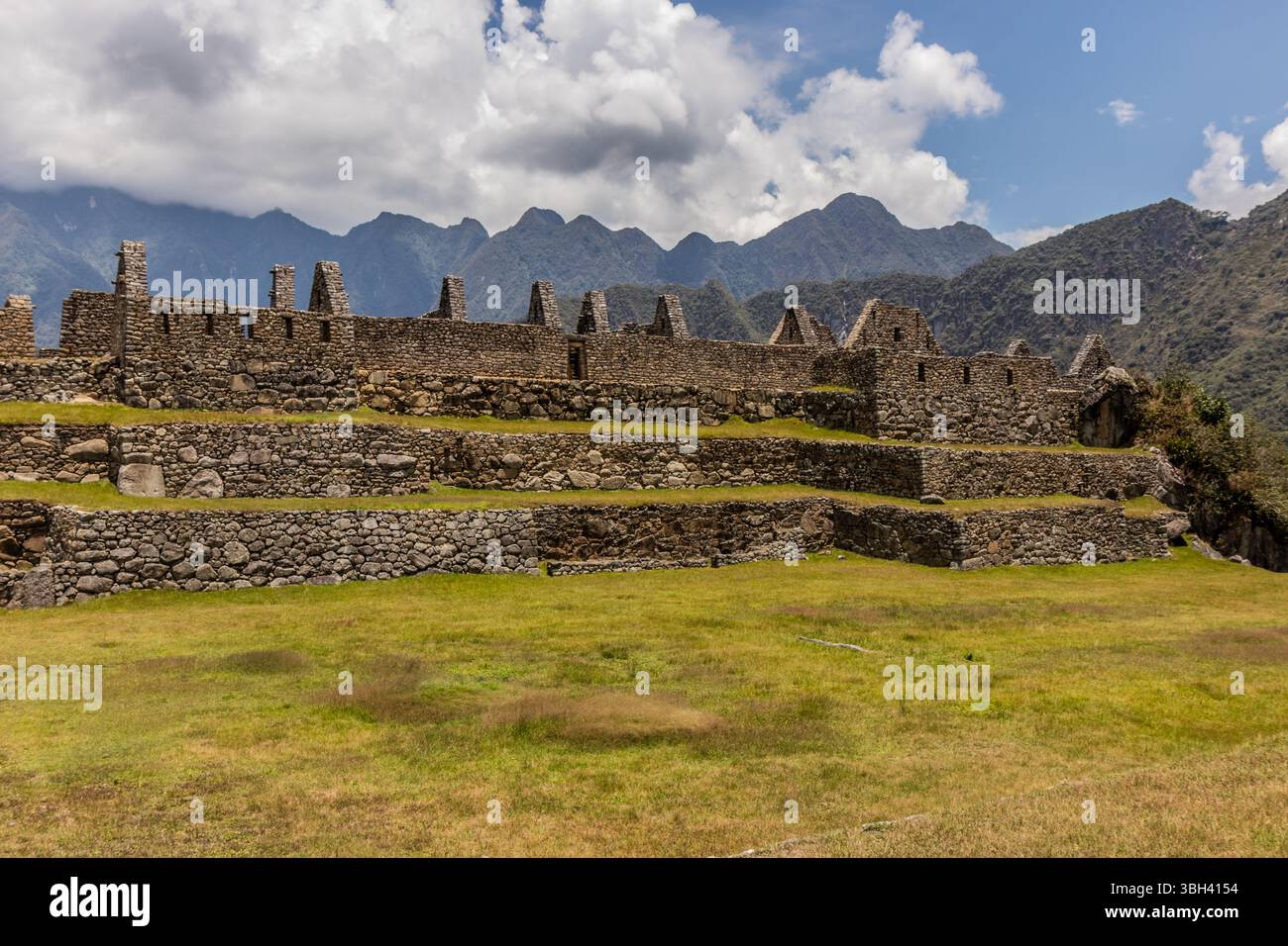 Buildings of Machu Picchu citadel, Peru Stock Photo - Alamy