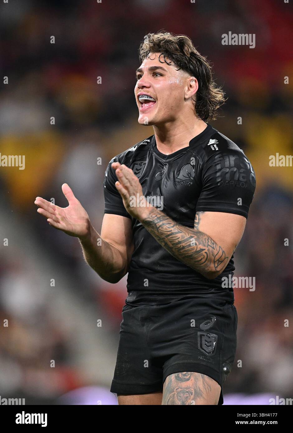 Reece Walsh of the Broncos during the NRL Round 14 match between the ...