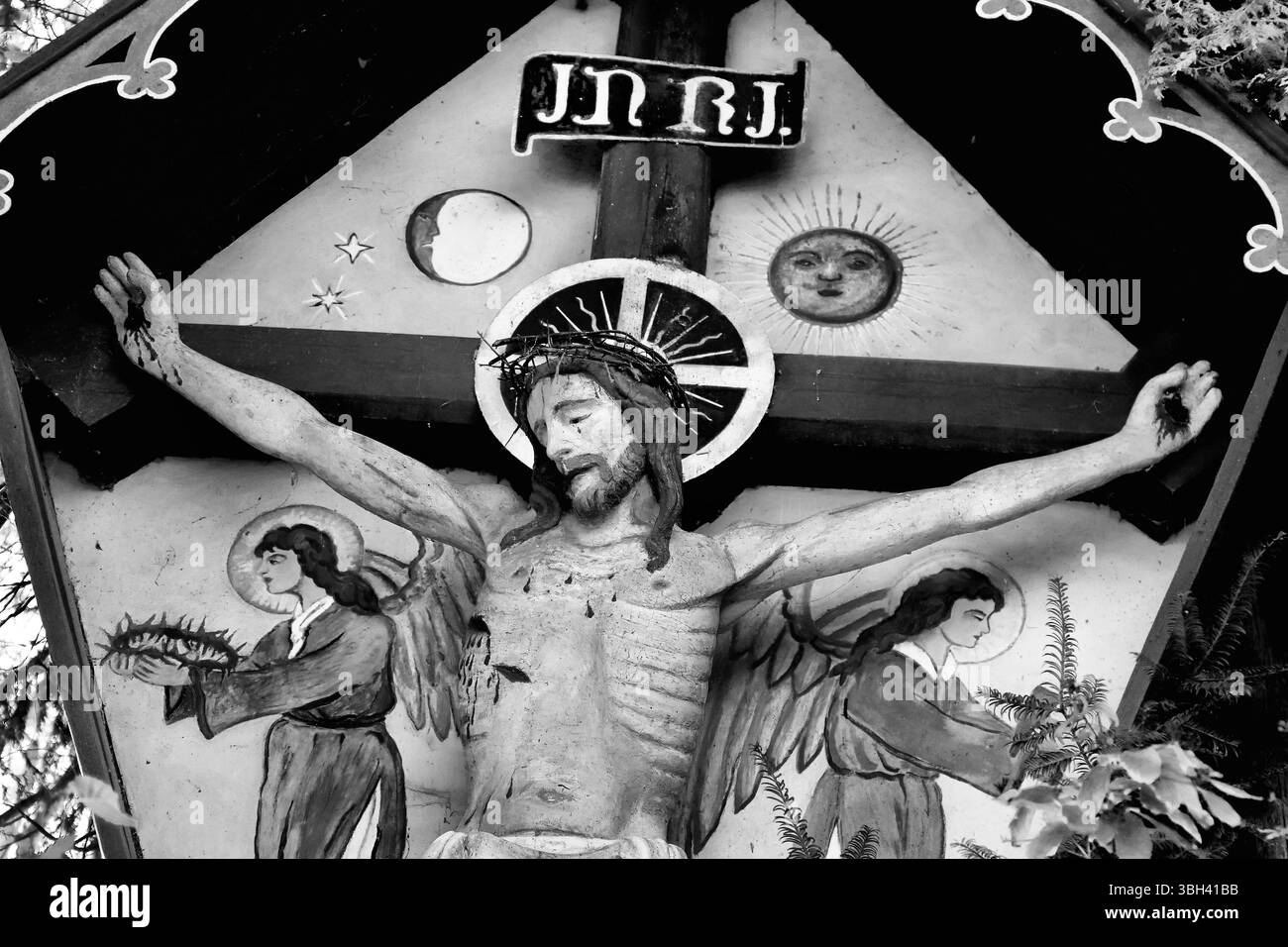 Crucifixion of Jesus Christ on the cross in Germany Stock Photo - Alamy