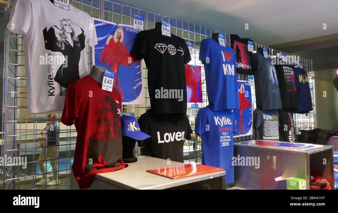London, United Kingdom 2nd June 2025 Kylie Official Merch at Kylie ...