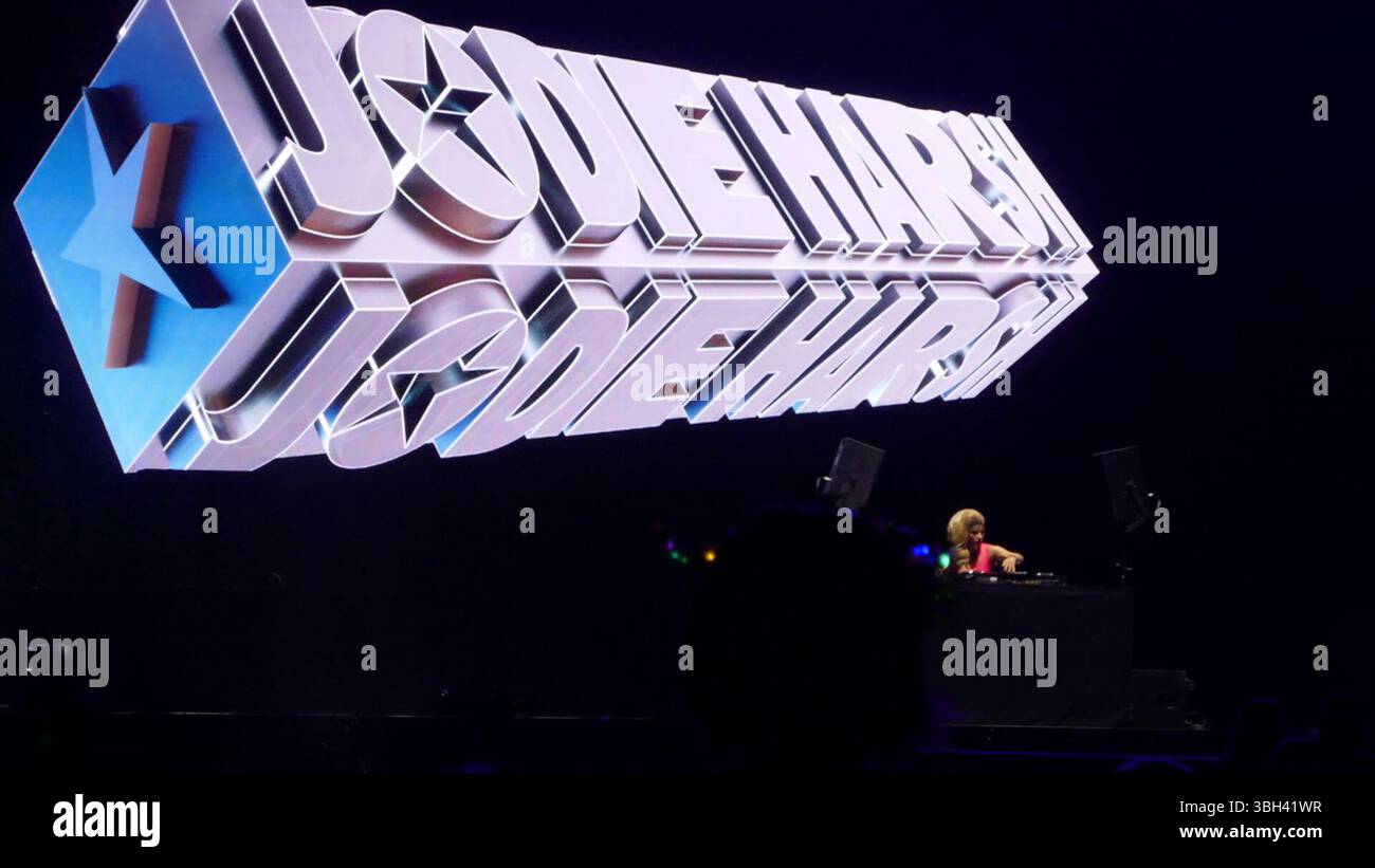 London, United Kingdom 2nd June 2025 DJ Jodie Harsh opening for Kylie ...