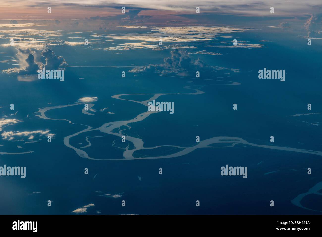 Aerial view of Maranon river, Peru Stock Photo - Alamy