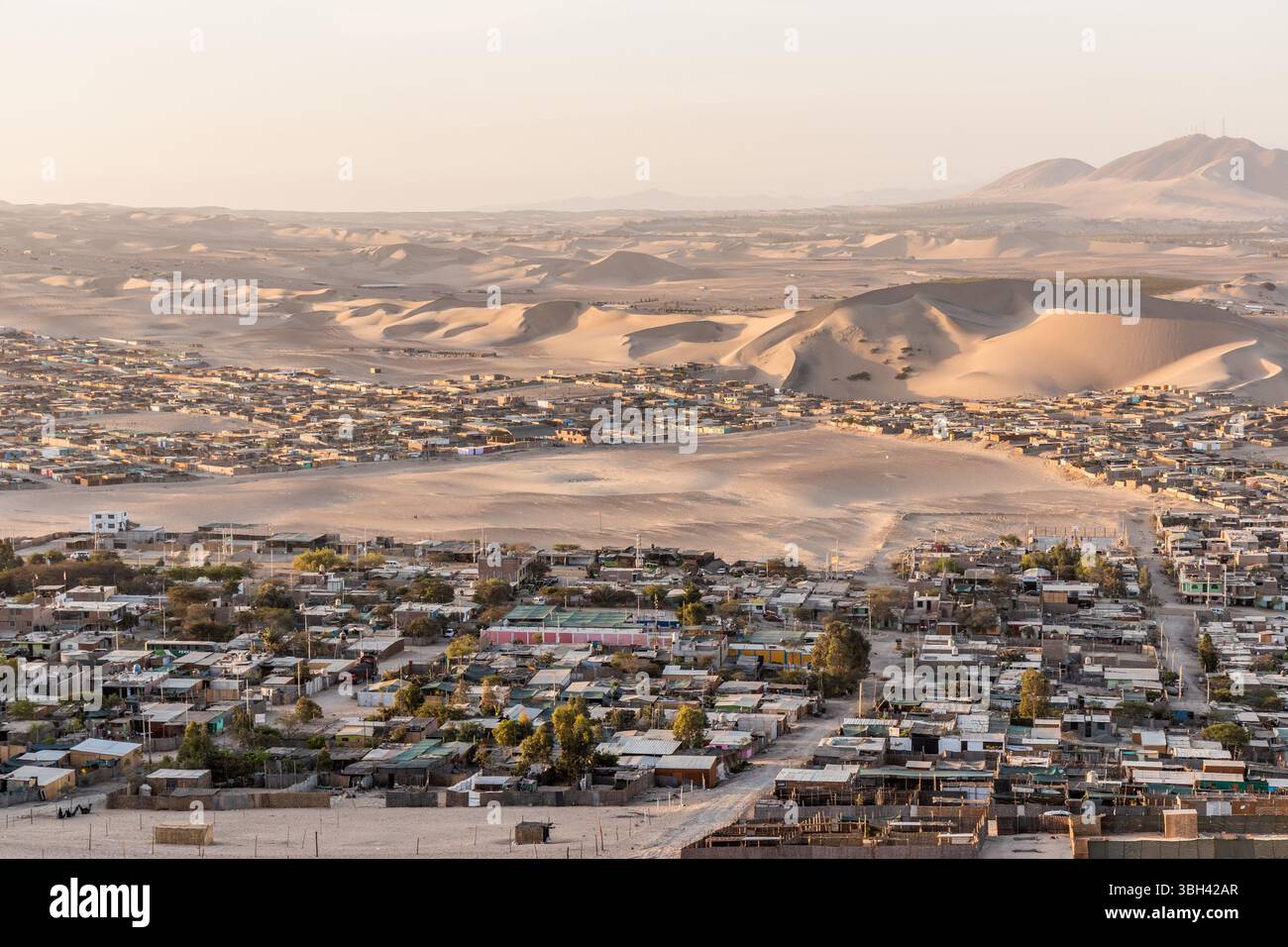Aerial view of Ica town, Peru Stock Photo - Alamy
