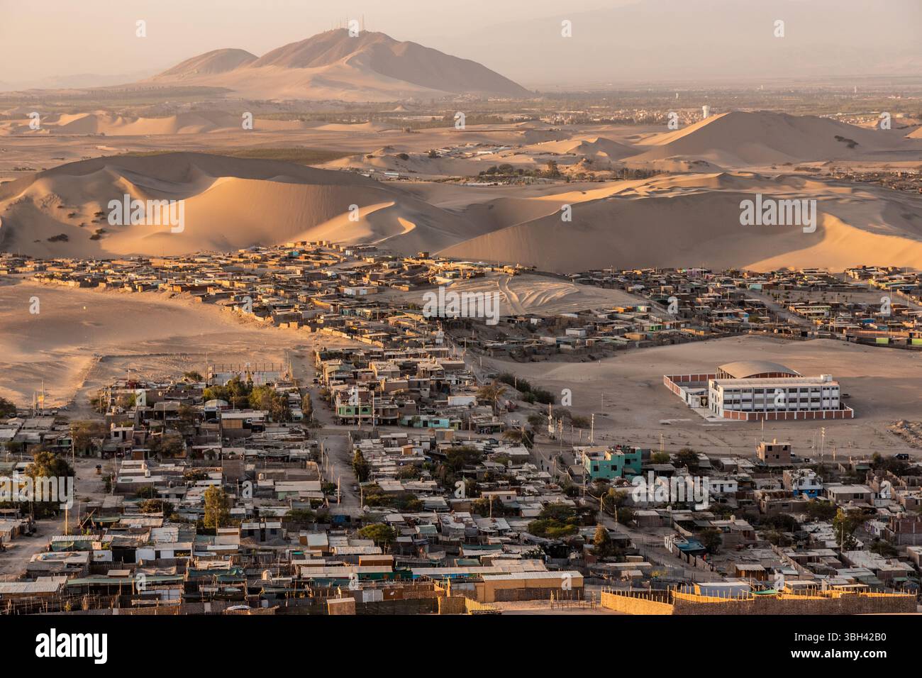 Aerial view of Ica town, Peru Stock Photo - Alamy
