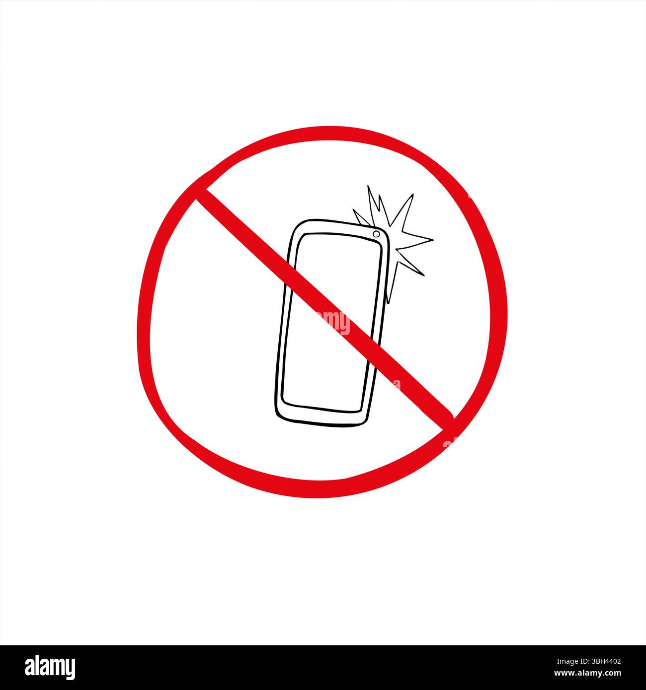Flash photography ban Stock Vector Images - Alamy