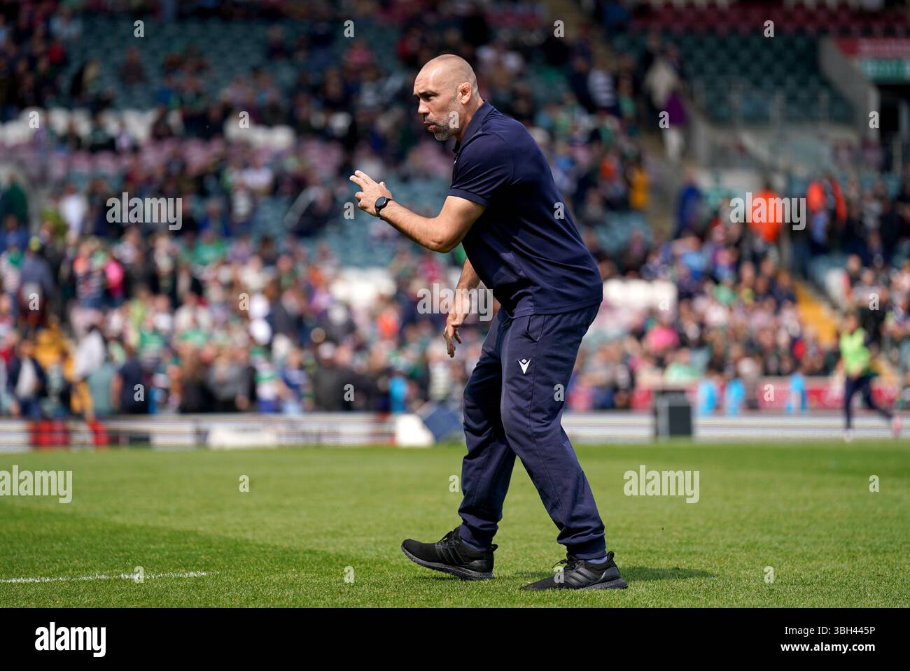 Sale Sharks director of rugby Alex Sanderson before the Gallagher ...