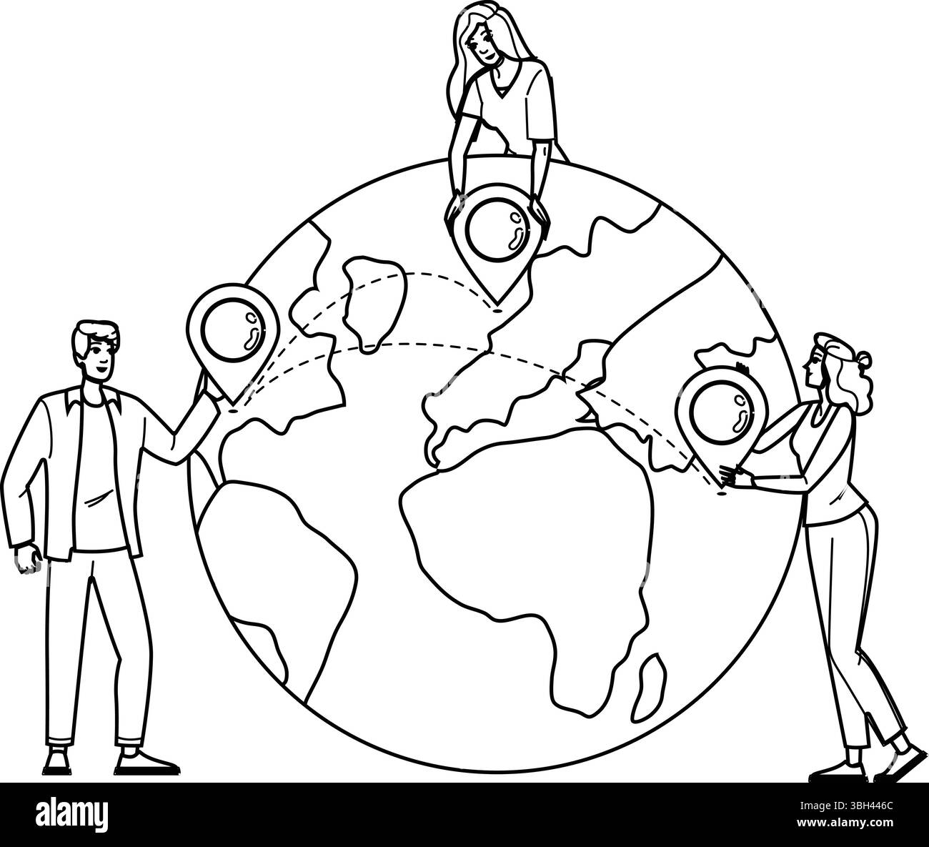 international market expansion vector Stock Vector Image & Art - Alamy