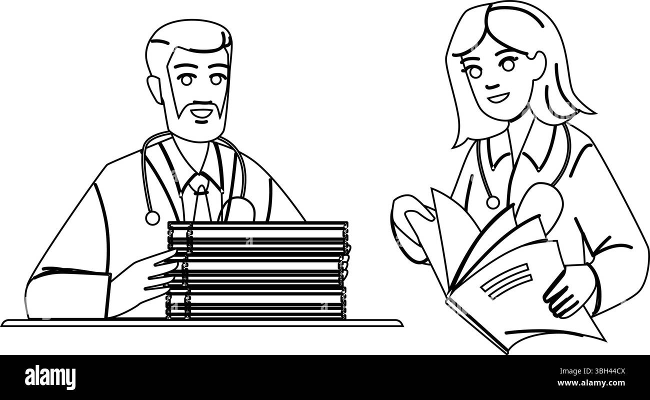 Hospital Medical Documentation Vector Stock Vector Image And Art Alamy