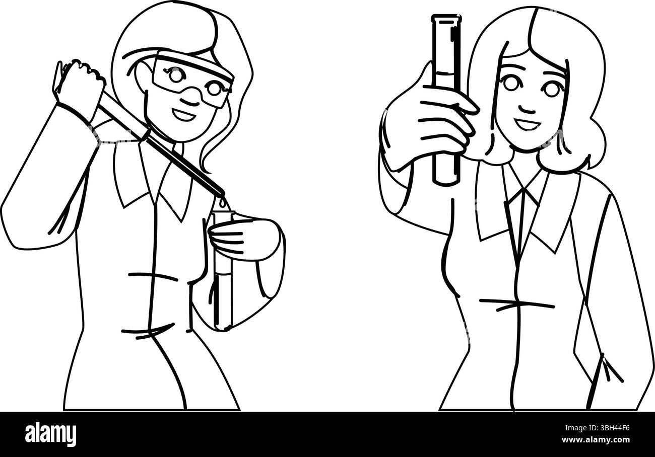 Scientific medical study vaccine Black and White Stock Photos & Images ...