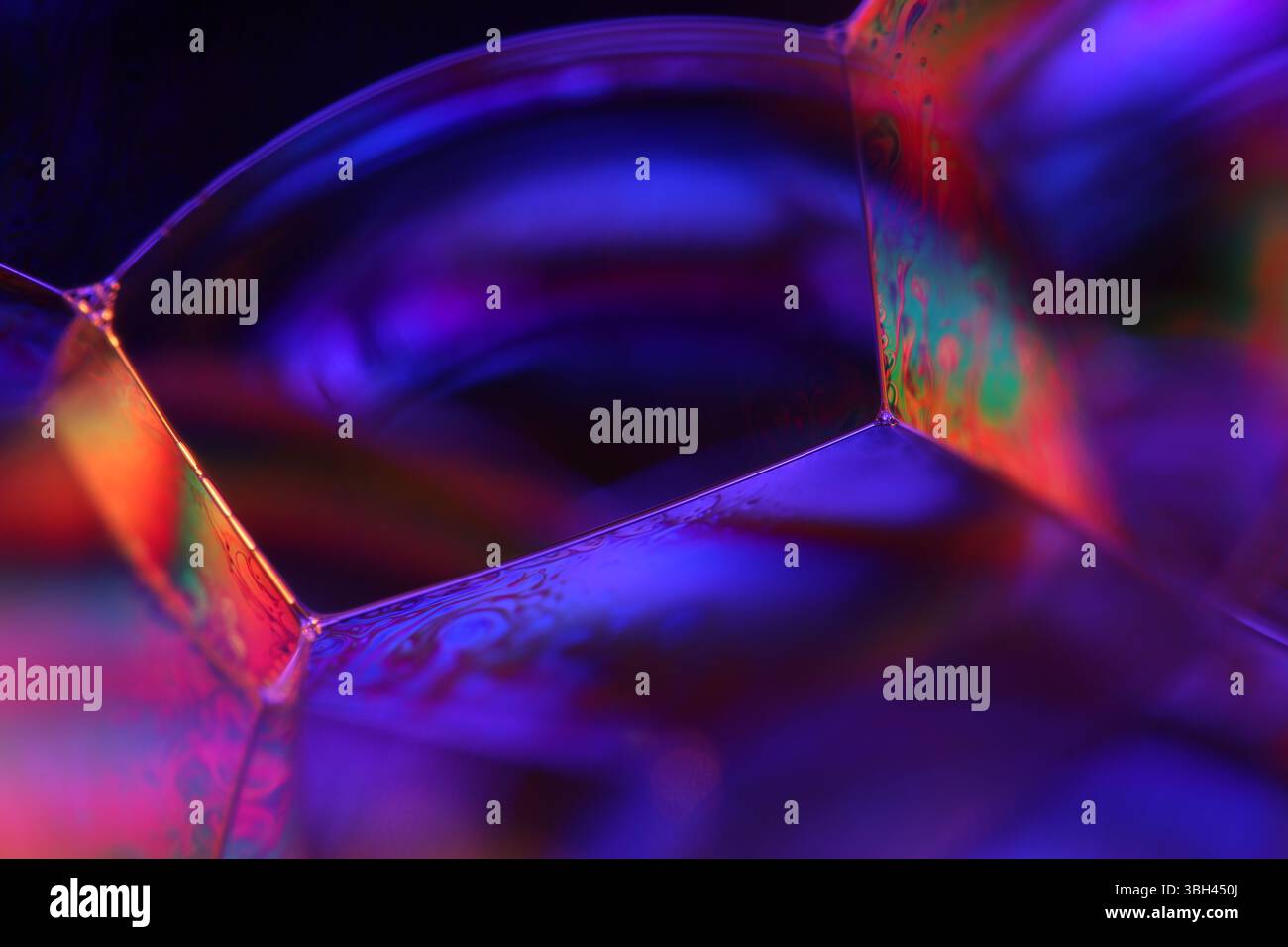 Orange and purple liquid glass, phenomenal liquid effects, bright ...