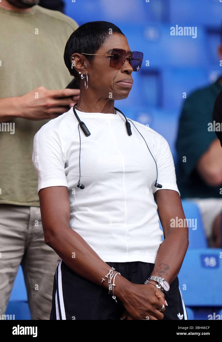 Denise Bellingham, mother of England's Jude Bellingham in the stands ...