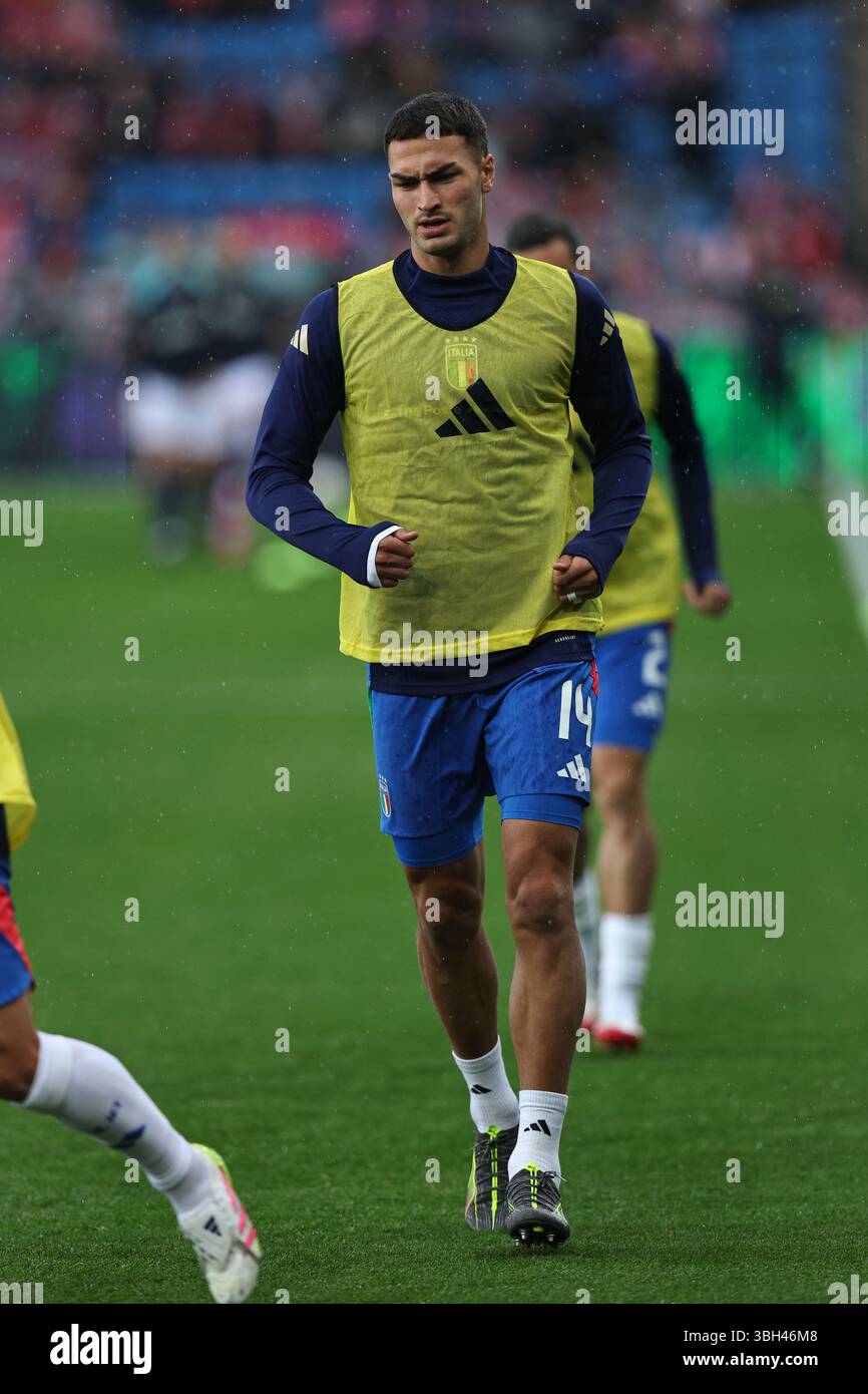 Diego Coppola (Italy) during the Fifa World Cup Qualifier 2028 match between Norway 3-0 Italy at ...