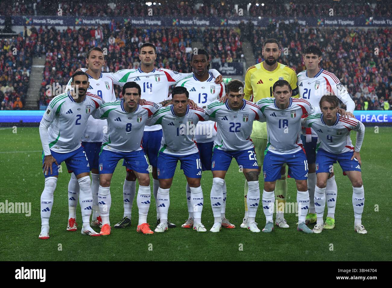 Team (Italy) during the Fifa World Cup Qualifier 2028 match between ...