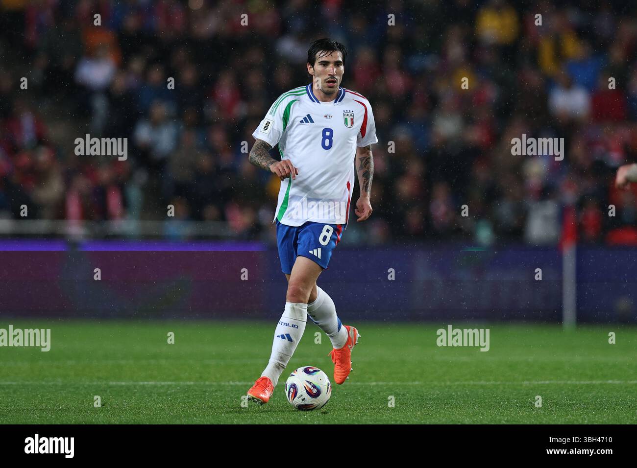 Sandro Tonali (Italy) during the Fifa World Cup Qualifier 2028 match ...