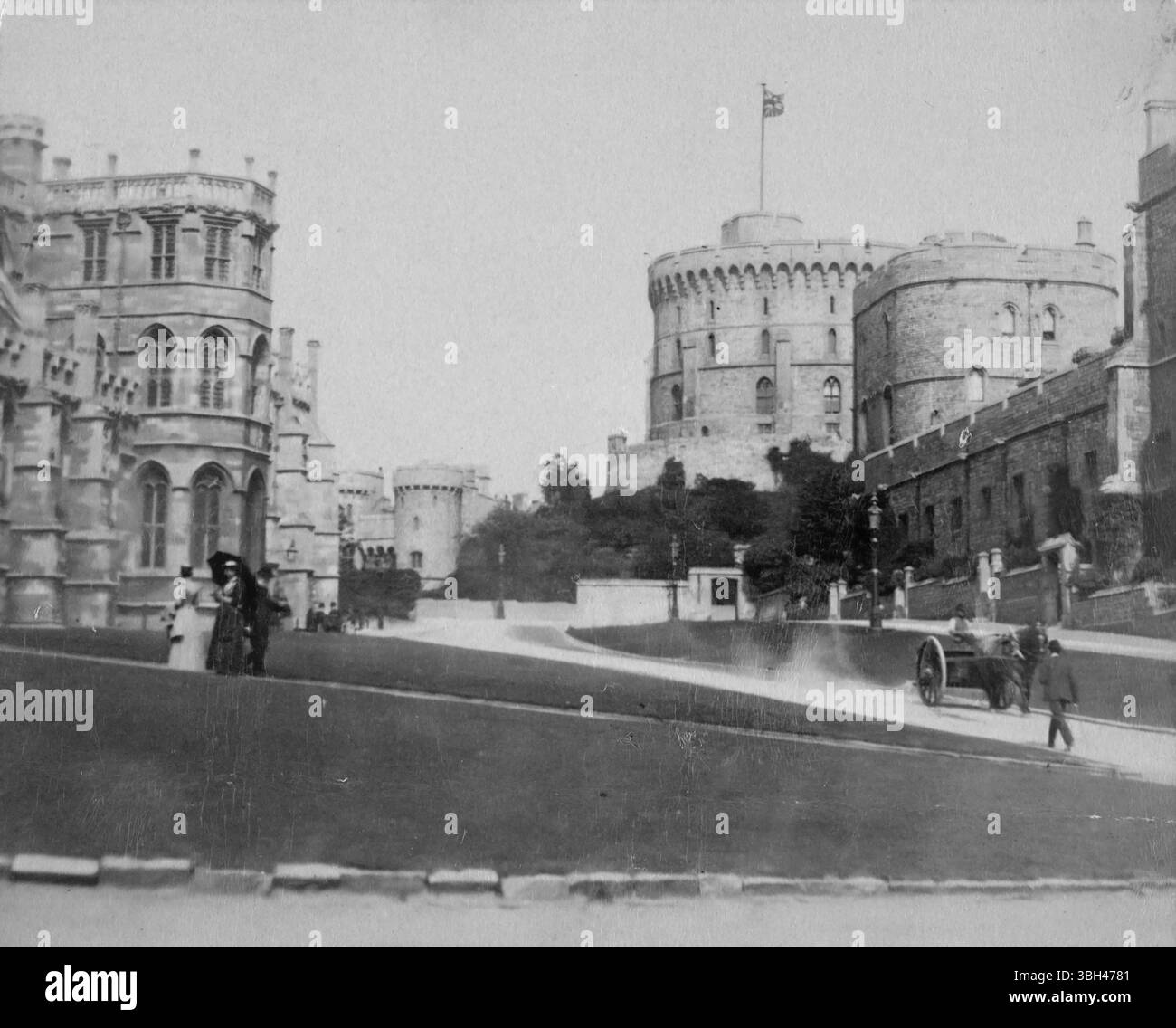 Windsor Castle, London England 1800s 19th century British Royal family ...