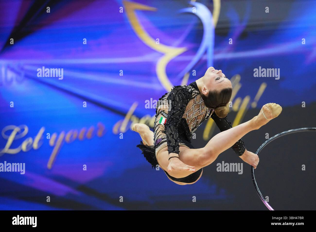 Tara Dragas of Italy performs during the individual all-around final of ...