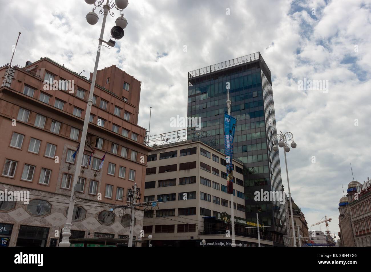 ZAGREB, CROATIA - MAY 22, 2025: A dynamic view of Zagreb's urban ...