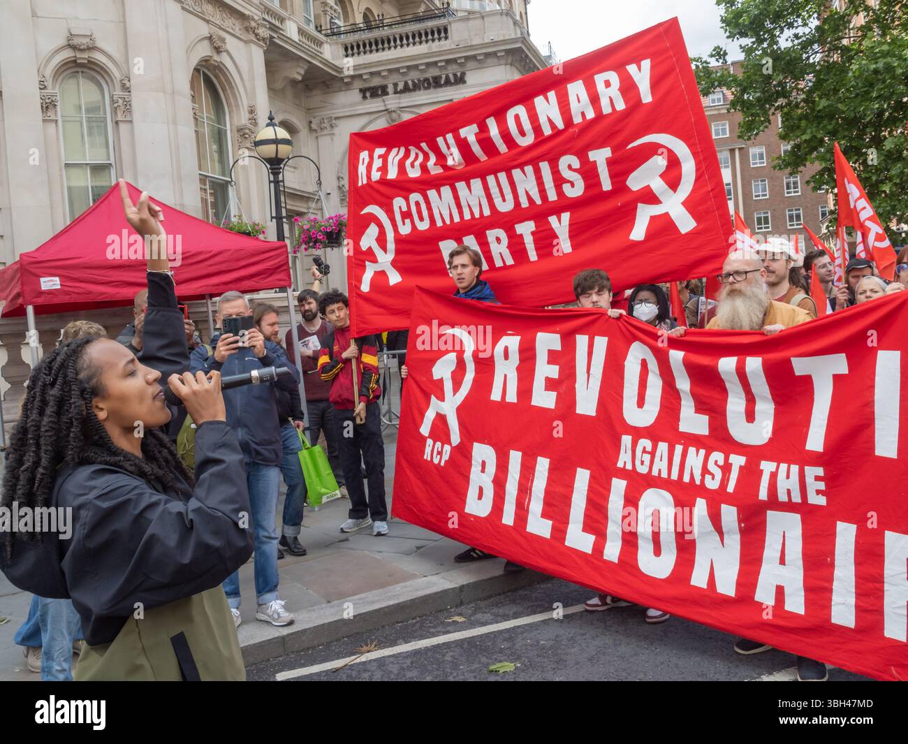London, UK. Revolutionary Communist Party were the largest and loudest ...
