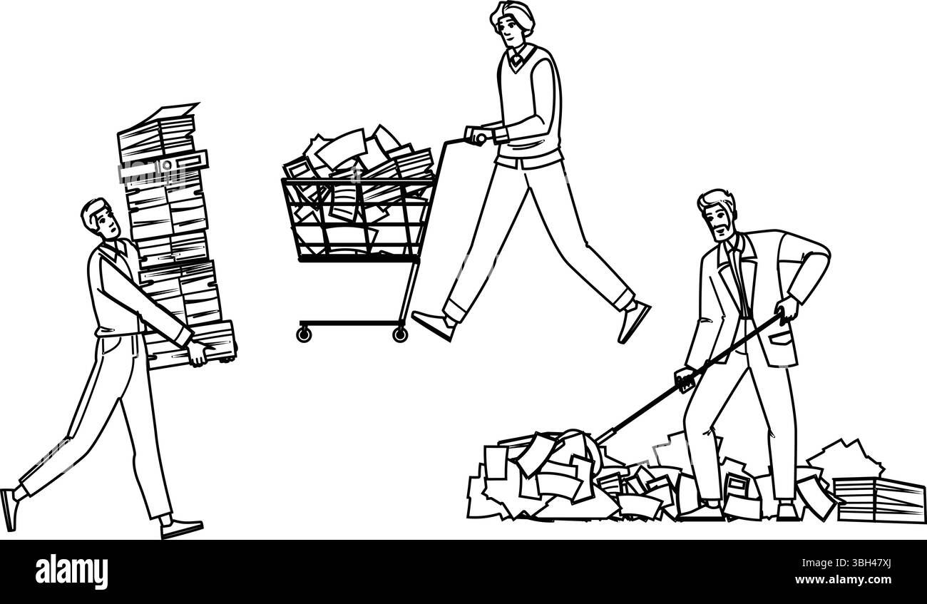 forms office paperwork vector Stock Vector Image & Art - Alamy