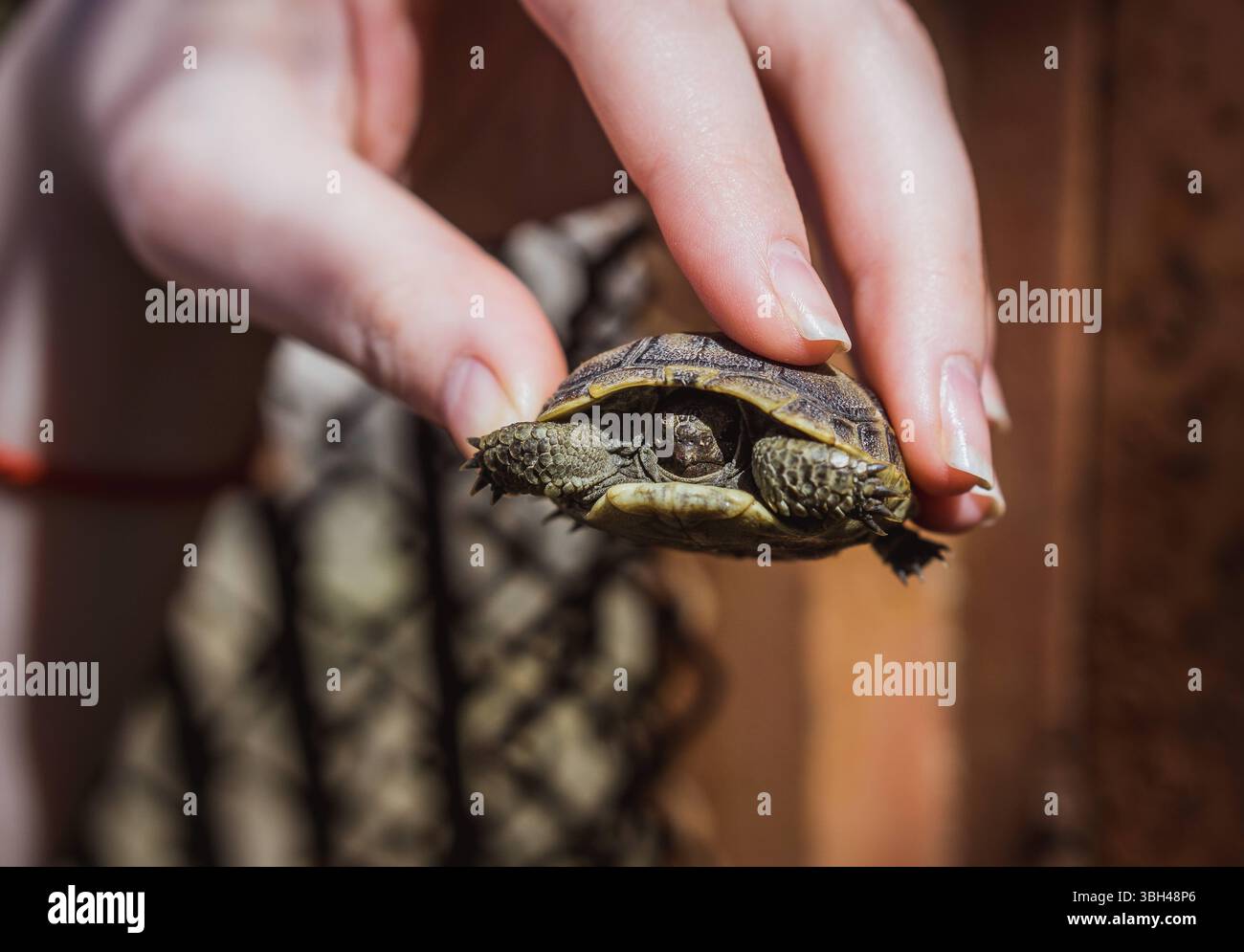 Woman hold baby scared hi-res stock photography and images - Alamy