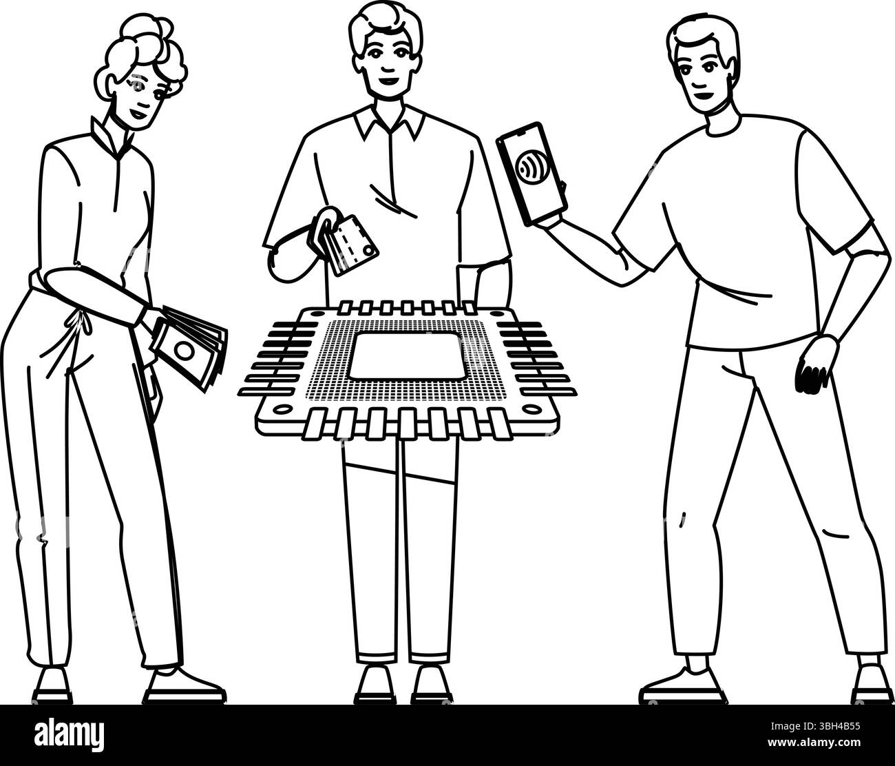 card payment processing vector Stock Vector Image & Art - Alamy