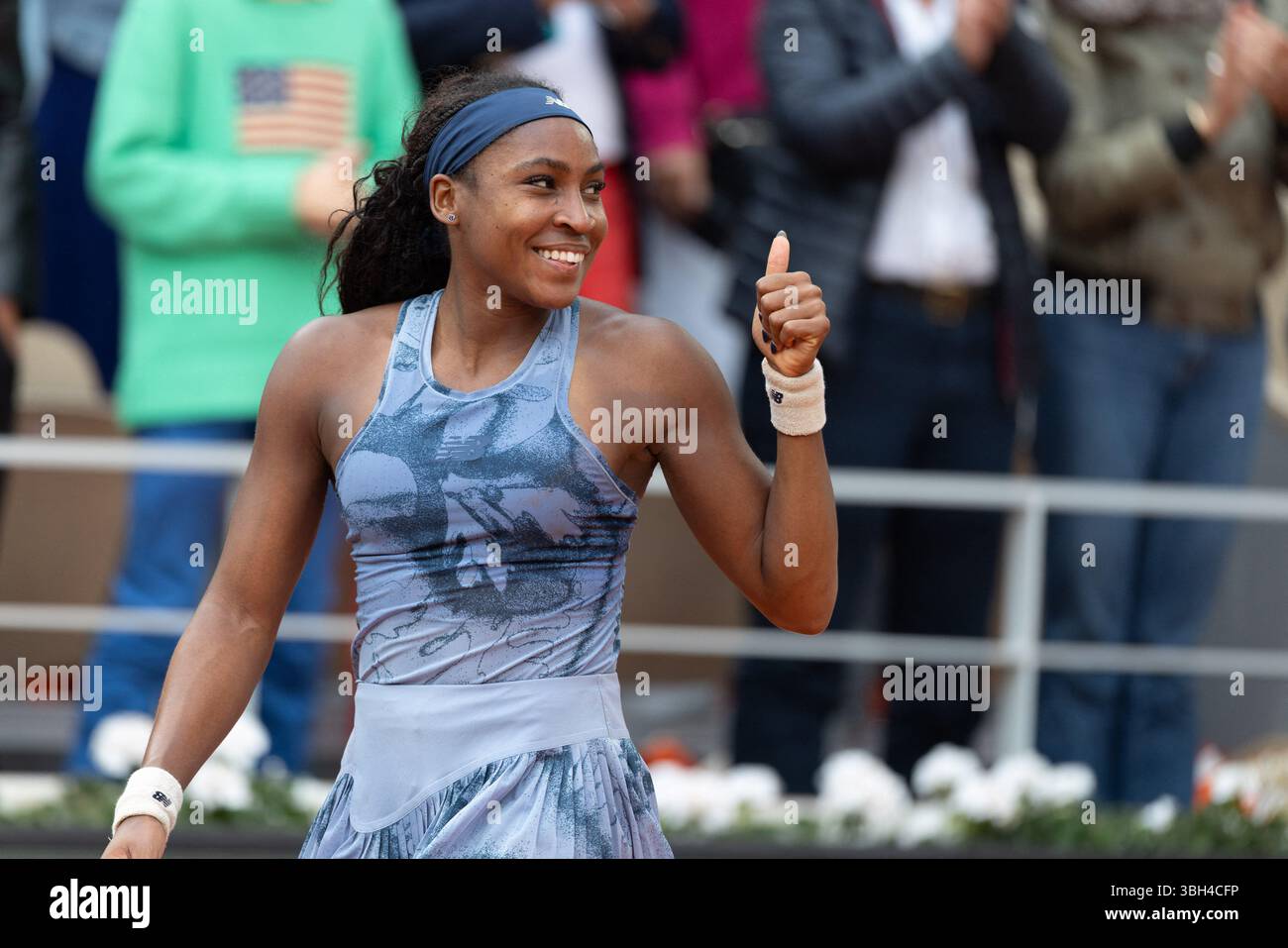 Paris, France. 07th June, 2025. Coco Gauff winning Suzanne Lenglen Cup ...