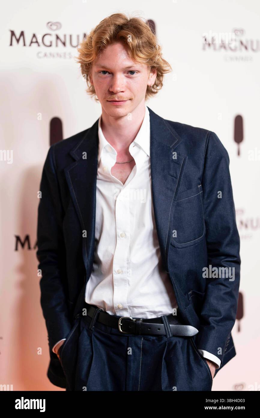 Filip Schnack poses for photographers upon arrival at the Magnum Cannes ...