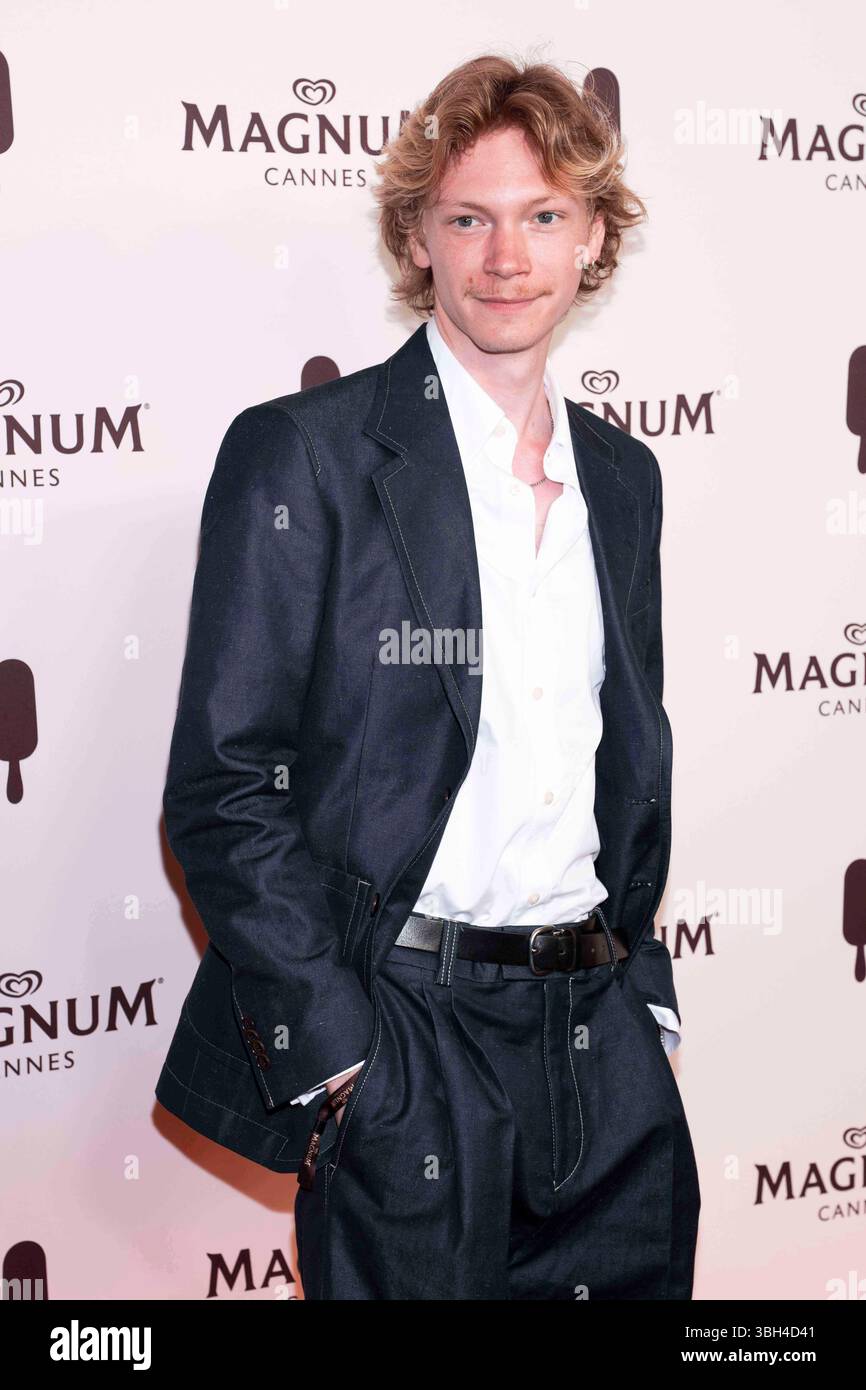 Filip Schnack poses for photographers upon arrival at the Magnum Cannes ...