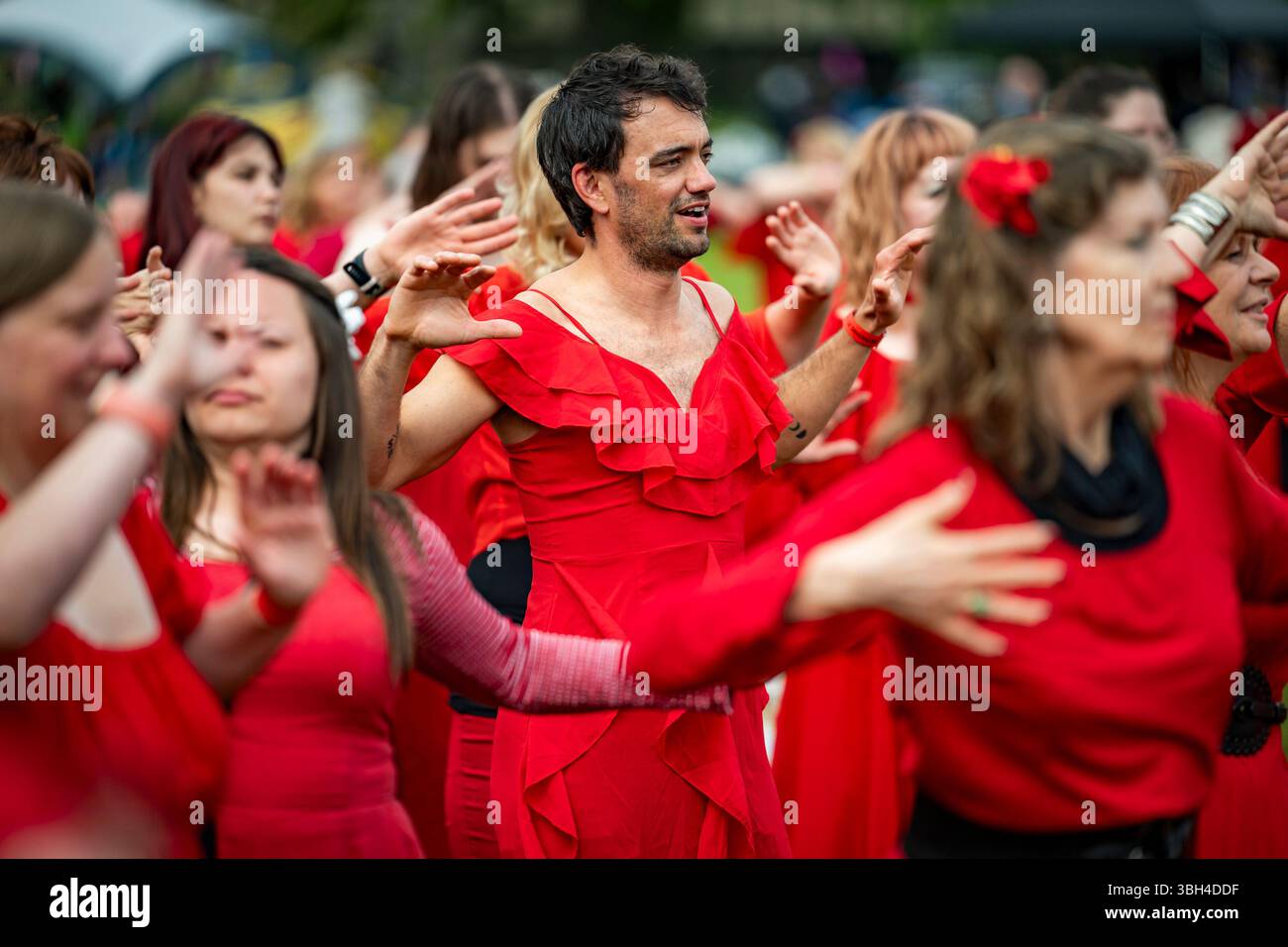 Edinburgh, Scotland. Sat 7 June 2025. Hundreds of participants dressed ...