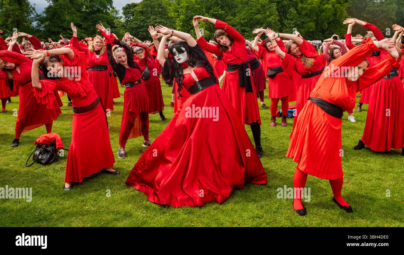 Edinburgh, Scotland. Sat 7 June 2025. Hundreds of participants dressed ...