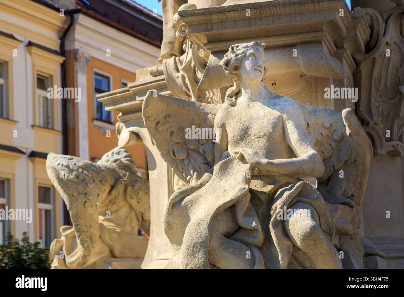 Part of the statue of the Holy Trinity, Sousoší Nejsvětější trojice ...