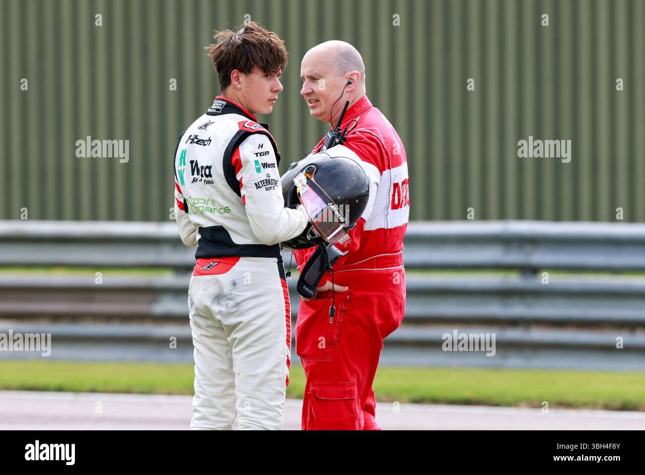 Andover, UK. 7th June, 2025. Xavier Avramides (Hitech TGR) hits the ...