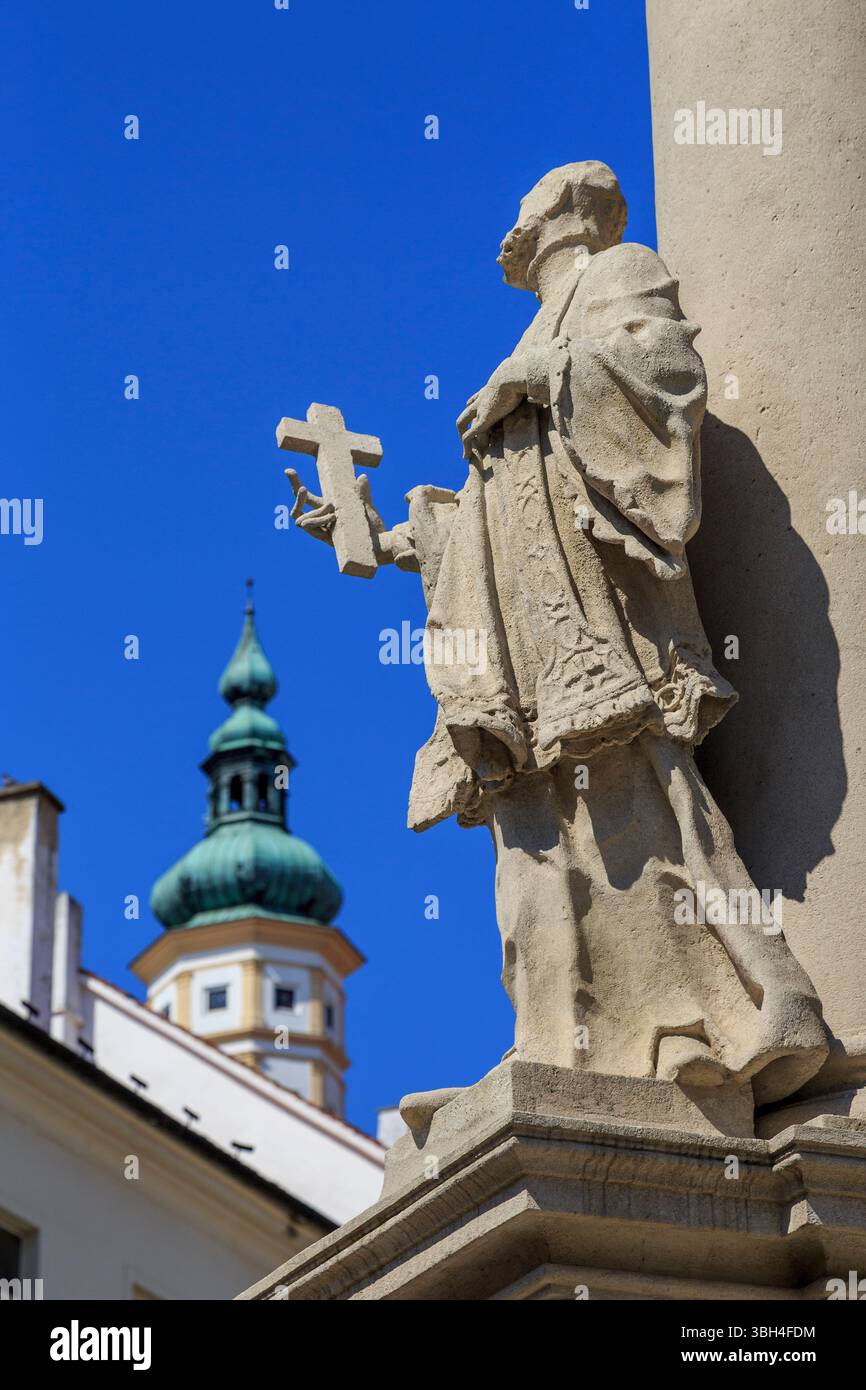 Statue on the pillar of the Holy Trinity, Sousoší Nejsvětější trojice ...