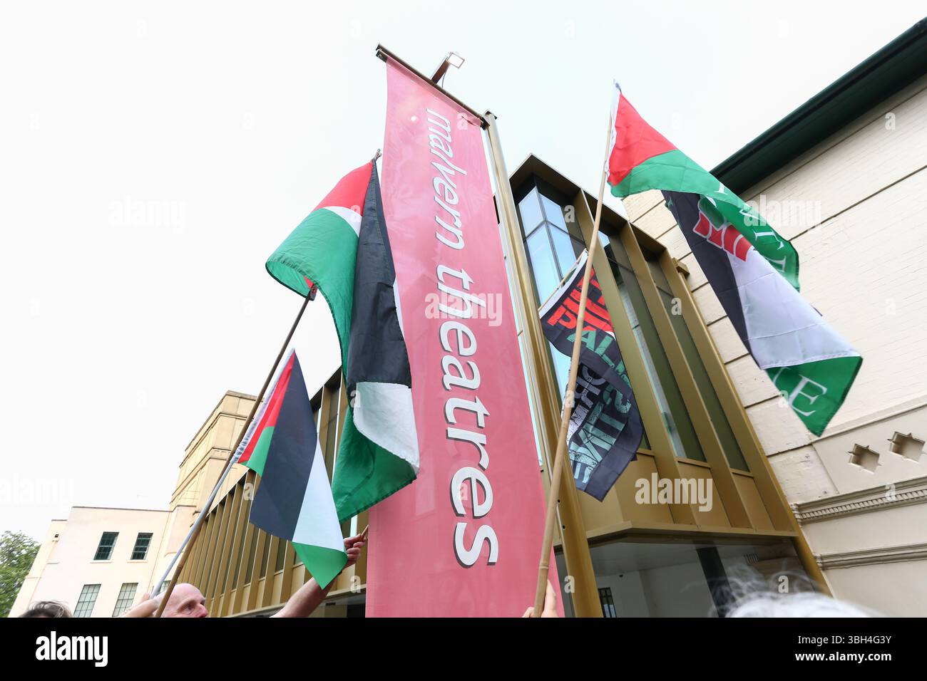 Great Malvern, Worcestershire, UK. 7th June, 2025. A small group of ...